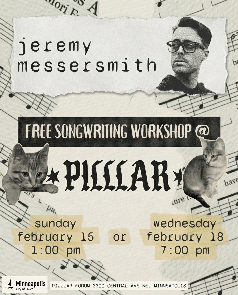 Music: jeremy messersmith Songwriting Workshop 2/18/2026 – PILLLAR